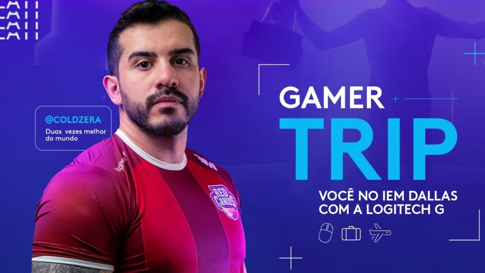 Logitech G leva você para o IEM Dallas 2025 com a promoção "GAMER TRIP"